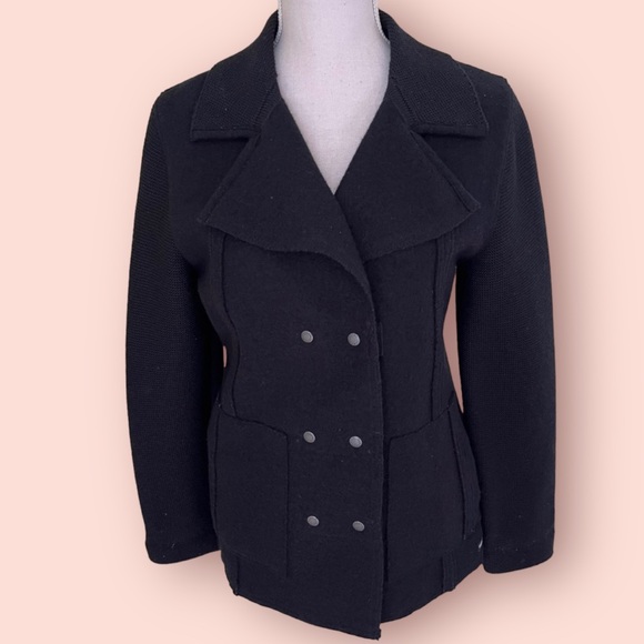 St. James | Jackets & Coats | St James Black Boiled Wool Nautical ...